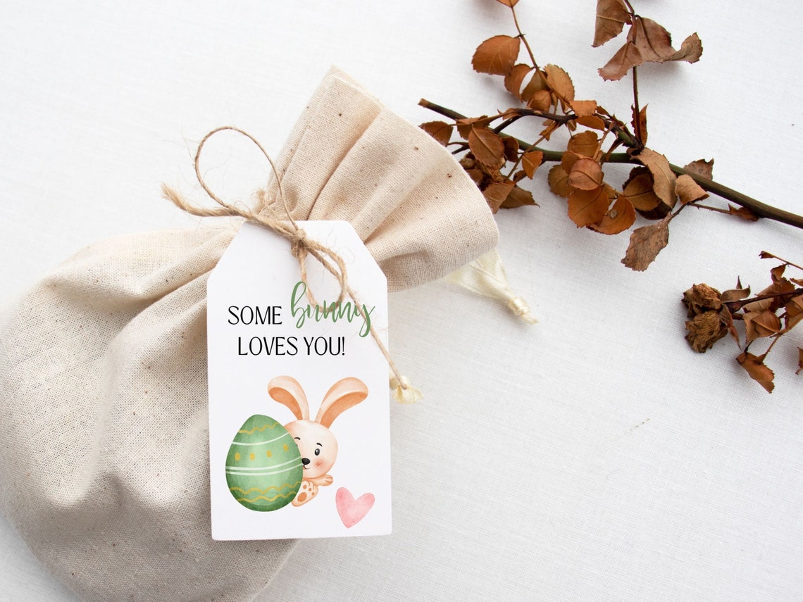 Printable Easter Gift Tag, Digital Download, Easter Basket Tag, Some ...