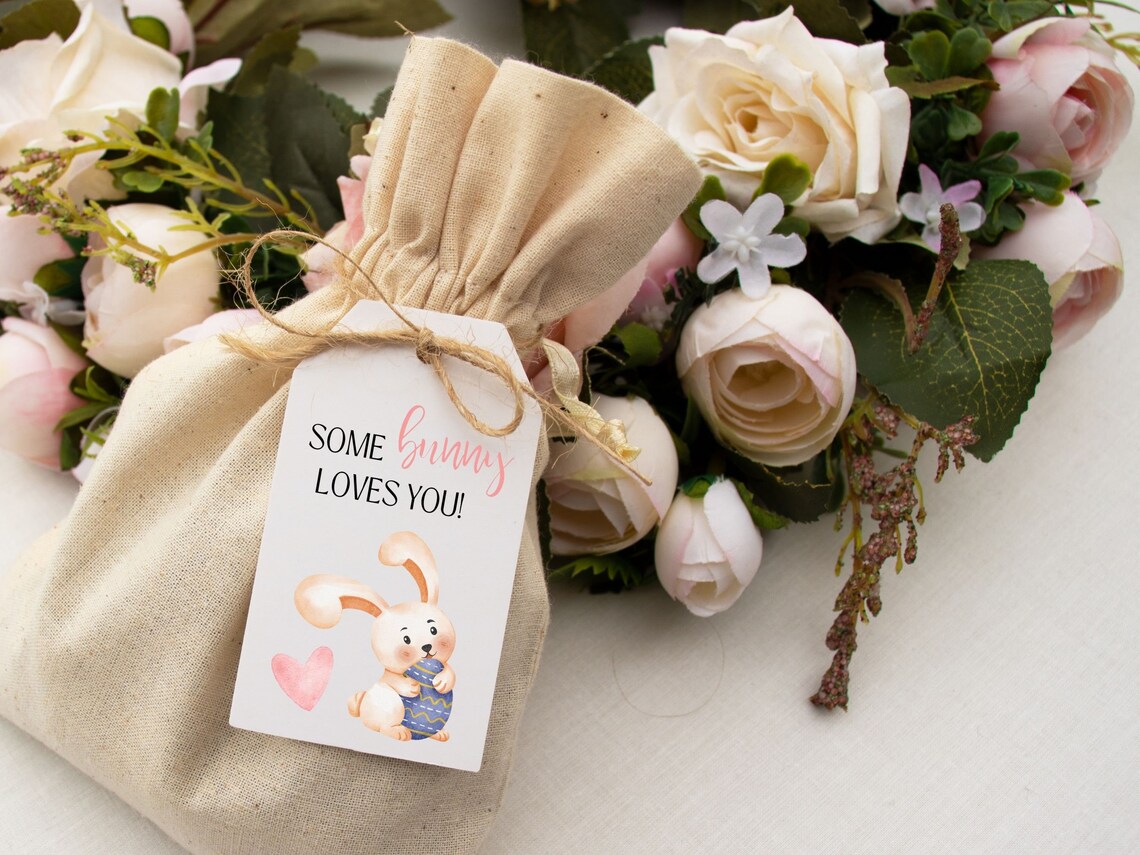 Printable Easter Gift Tag, Digital Download, Easter Basket Tag, Some ...