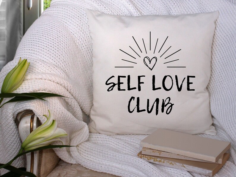 Self Love Club Heart Rays SVG, PNG, Cut File, Digital Download, Digital ...