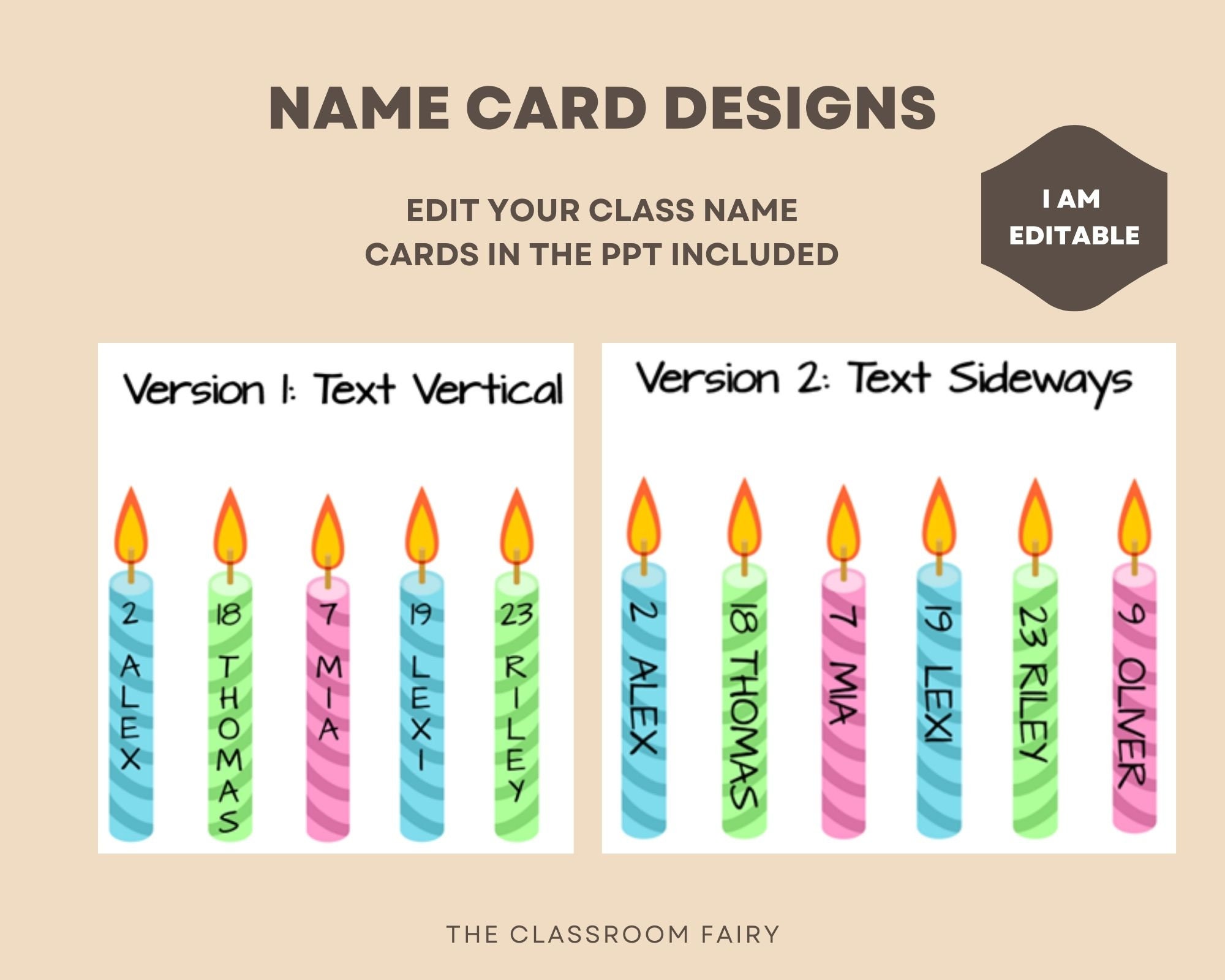 Customisable Birthday Wall Chart - Cupcakes - Etsy