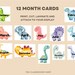 Customisable Birthday Wall Chart - Dinosaurs - Etsy