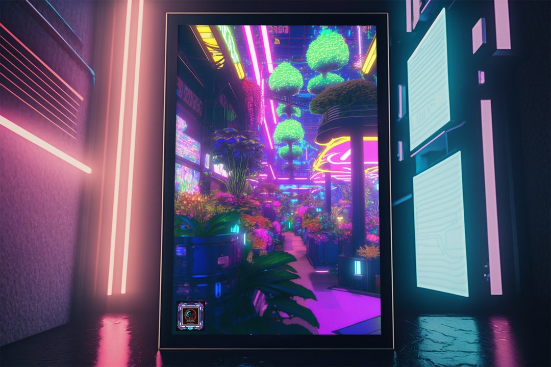 Premium Matte Vertical Posters Cyberpunk Collectible Poster Art ...