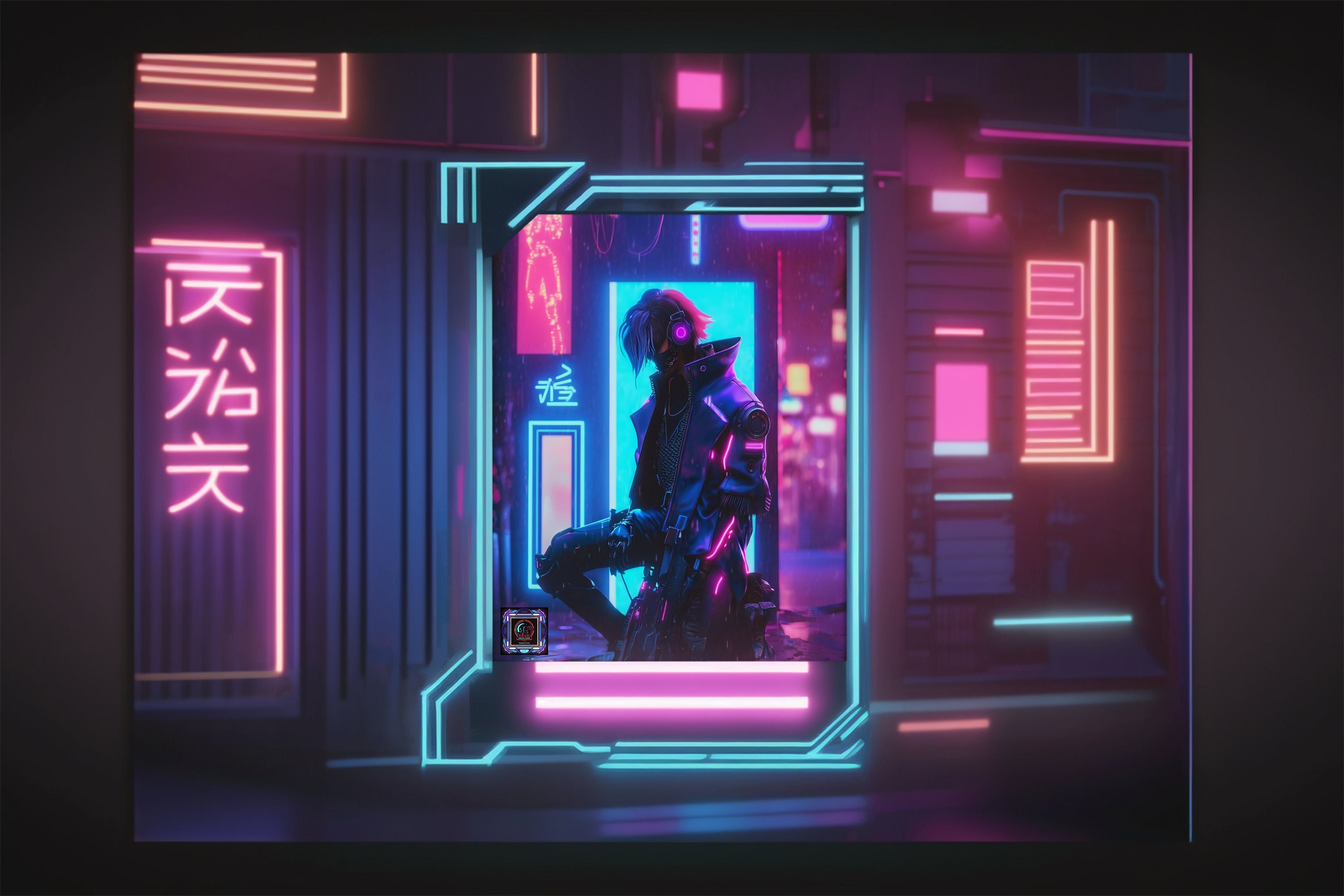 Poster Art Cyberpunk Digital Download Collectible || "future Humanity ...