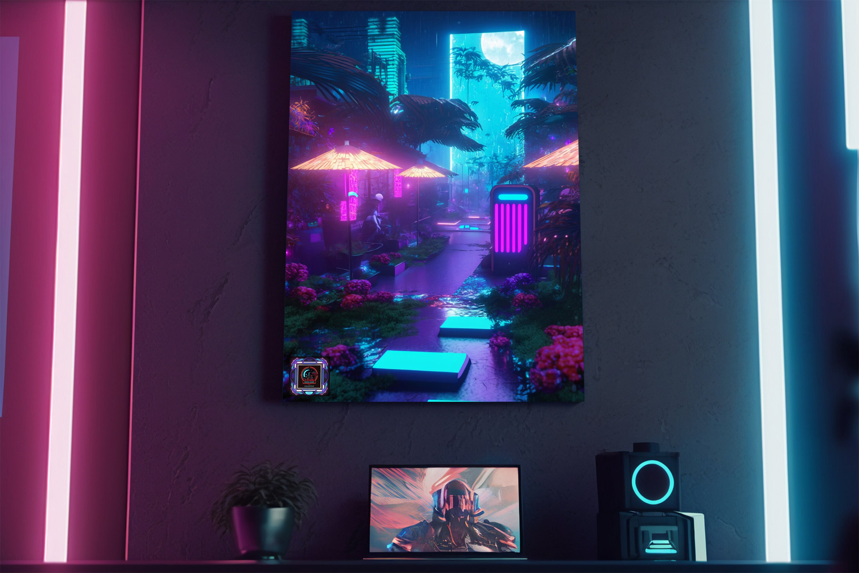 Poster Art Cyberpunk Digital Download Collectible electric Eden Series ...