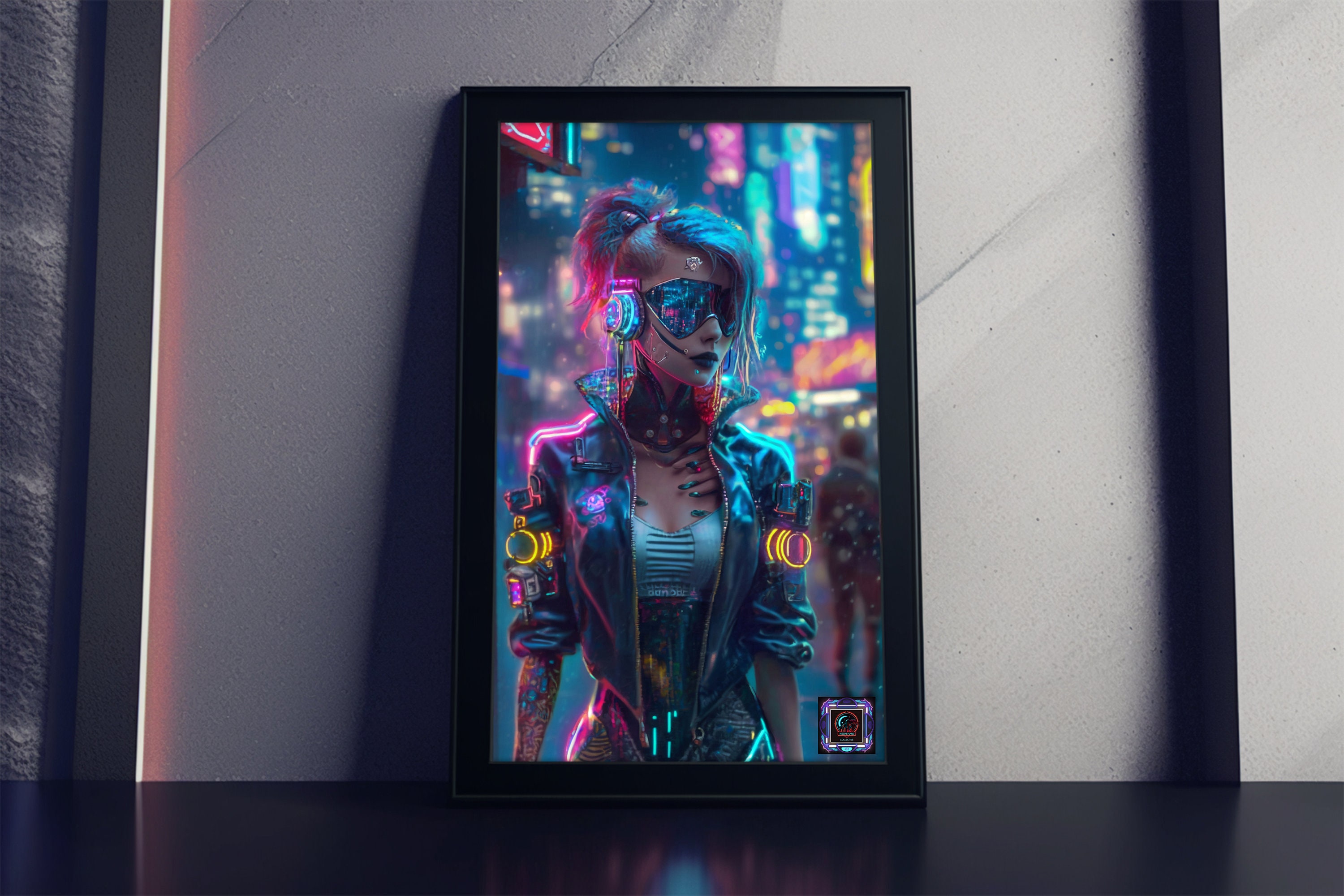 Premium Matte Vertical Posters Cyberpunk Collectible Poster Art future ...