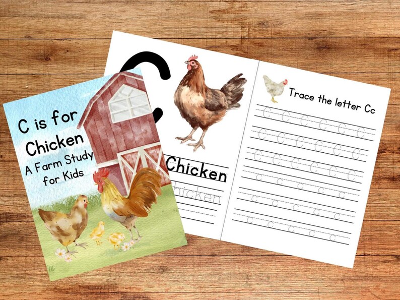 C is for Chicken | Printable Preschool Farm Unit | Farm Life Learning ...