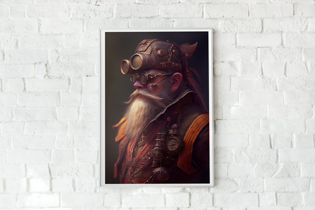 Dwarven Steampunk Wall Art Prints Zen Wall Art Trendy - Etsy