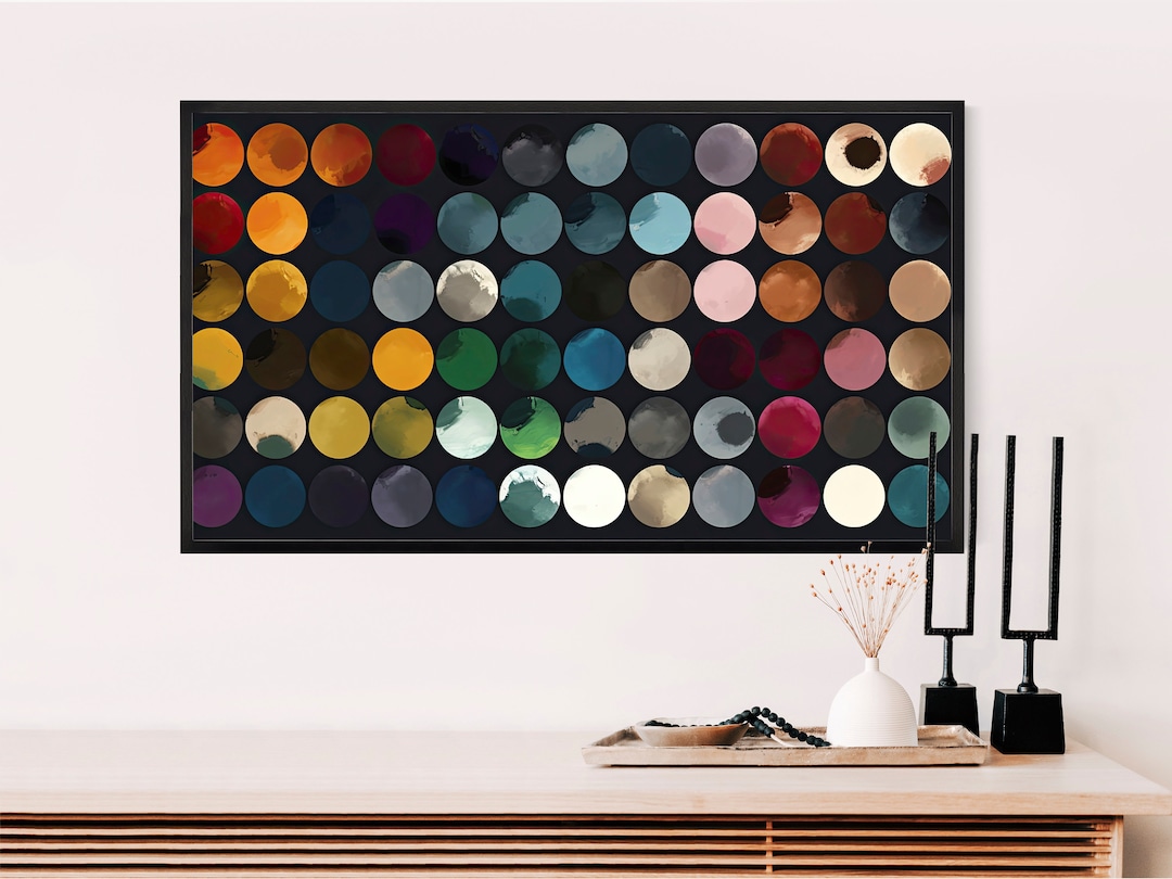 Exomoons Modern Art for TV Frame Art TV Abstract Art TV - Etsy