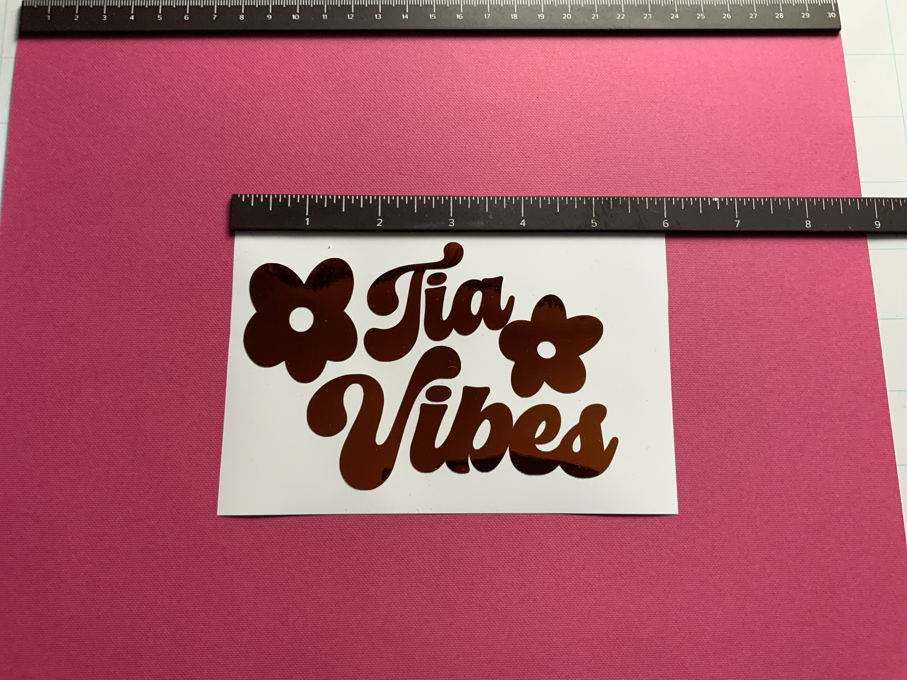 Tia Vibes Vinyl Decal, Car Accessory, Bumper Sticker, Custom Vinyl ...
