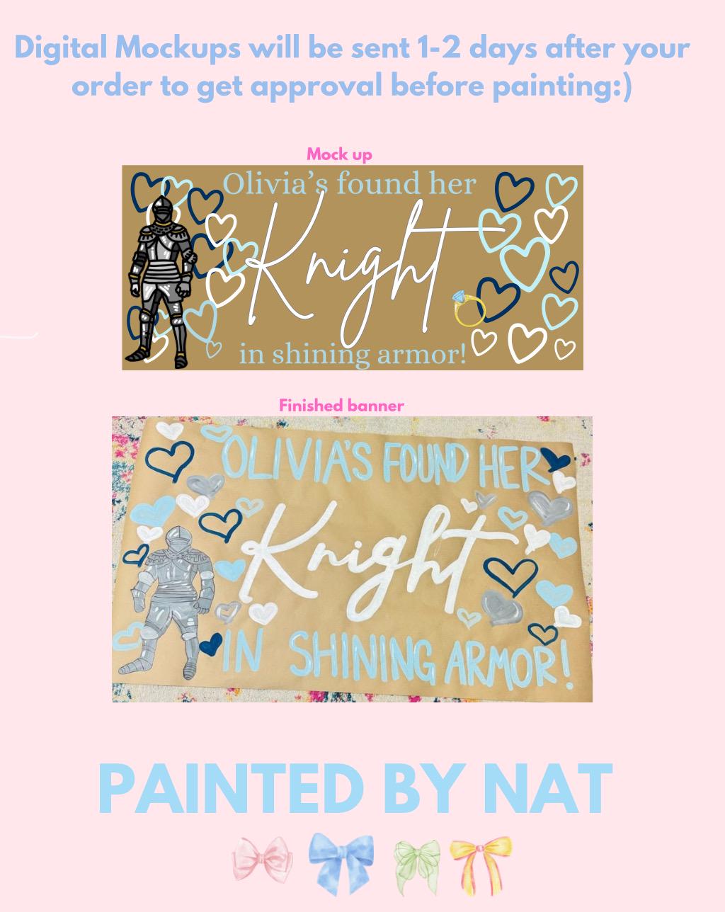 Custom Hand Painted Banner - Etsy