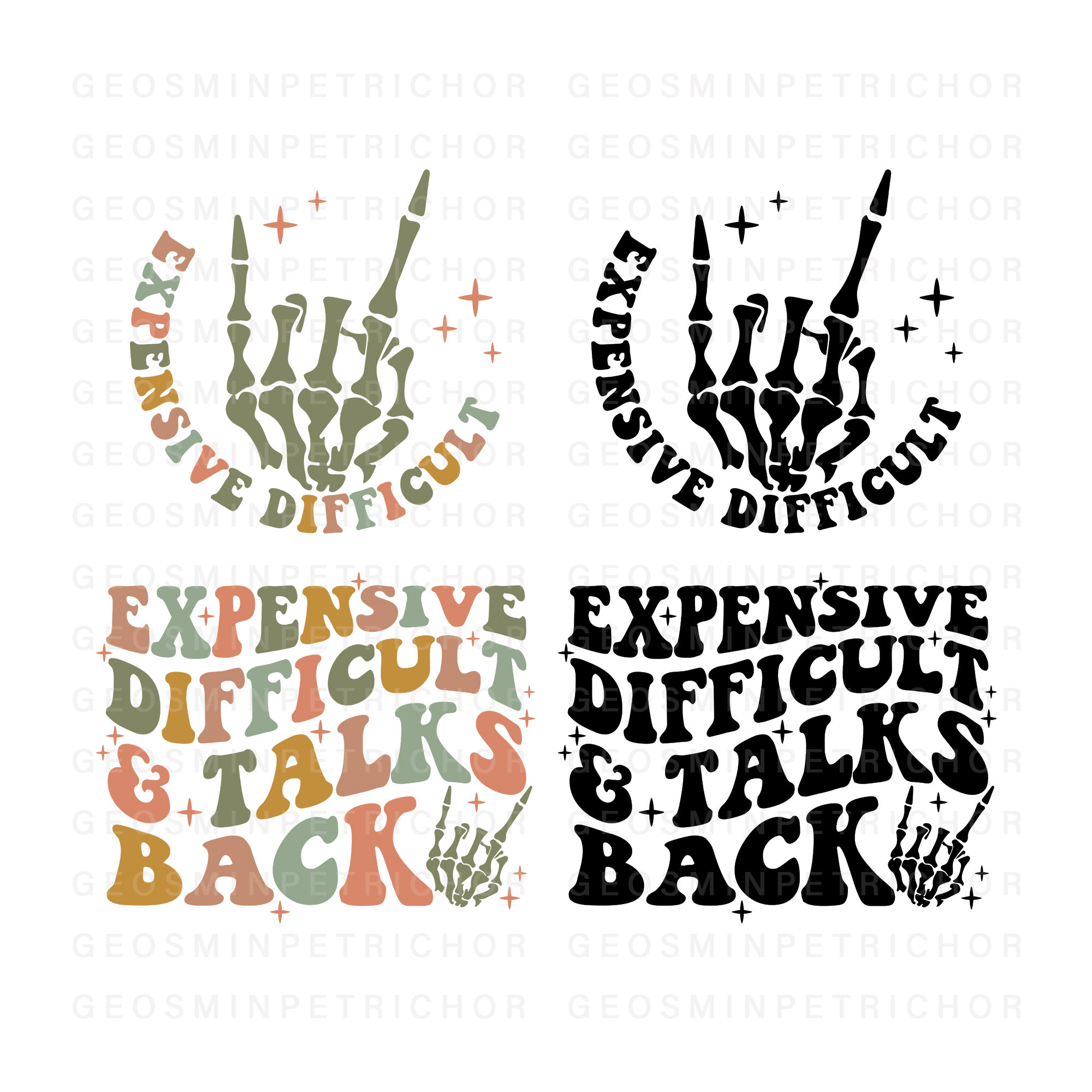 Expensive Difficult and Talks Back Svg Expensive and - Etsy