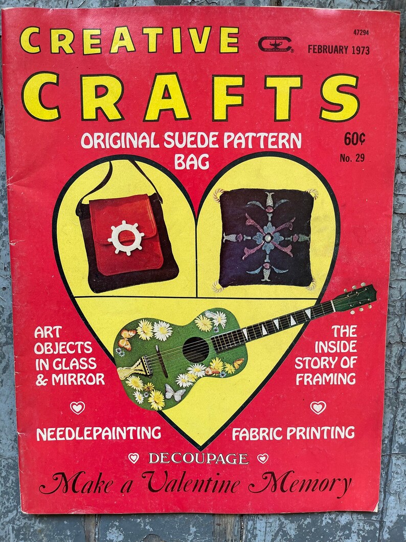 Creative Crafts Magazine February 1973 - Etsy