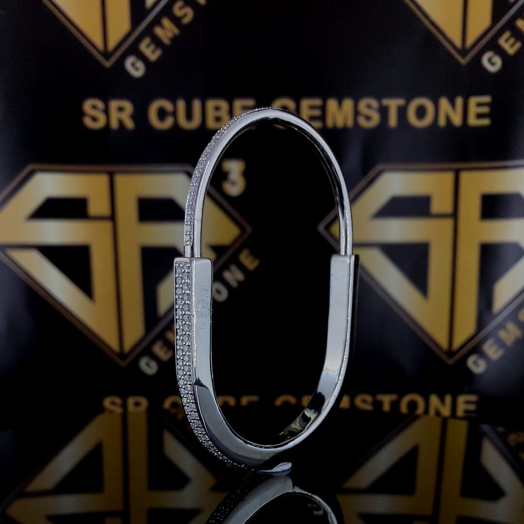 925 Silver Tiffany Lock Bracelet,u Lock Gold Bracelet,u Shape Bangle ...