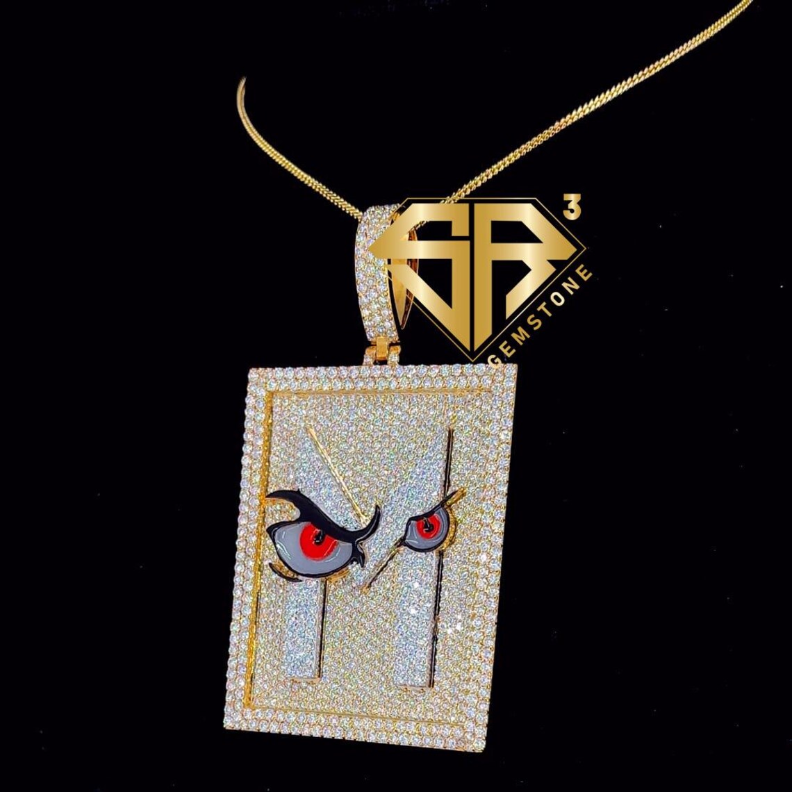 Custom 3D Latter Logo Pendant,custom Texts Pendant,s925 Silver 14k Gold ...