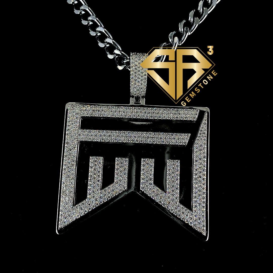 Custom Professional 3D Logo & Latter Pendant, 925 Customize Letter ...