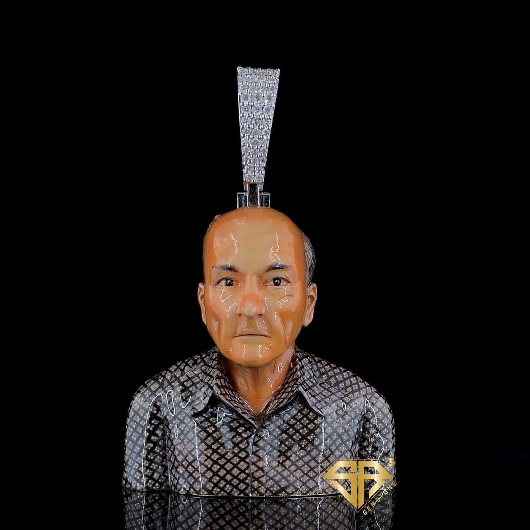 Custom Portrait Pendant,3d Custom Photo Pendant for Men,enamel ...