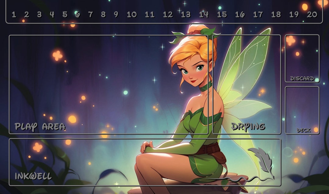 Lorcana Playmat Artwork - Pixiebell (with/without Playzones) - Etsy