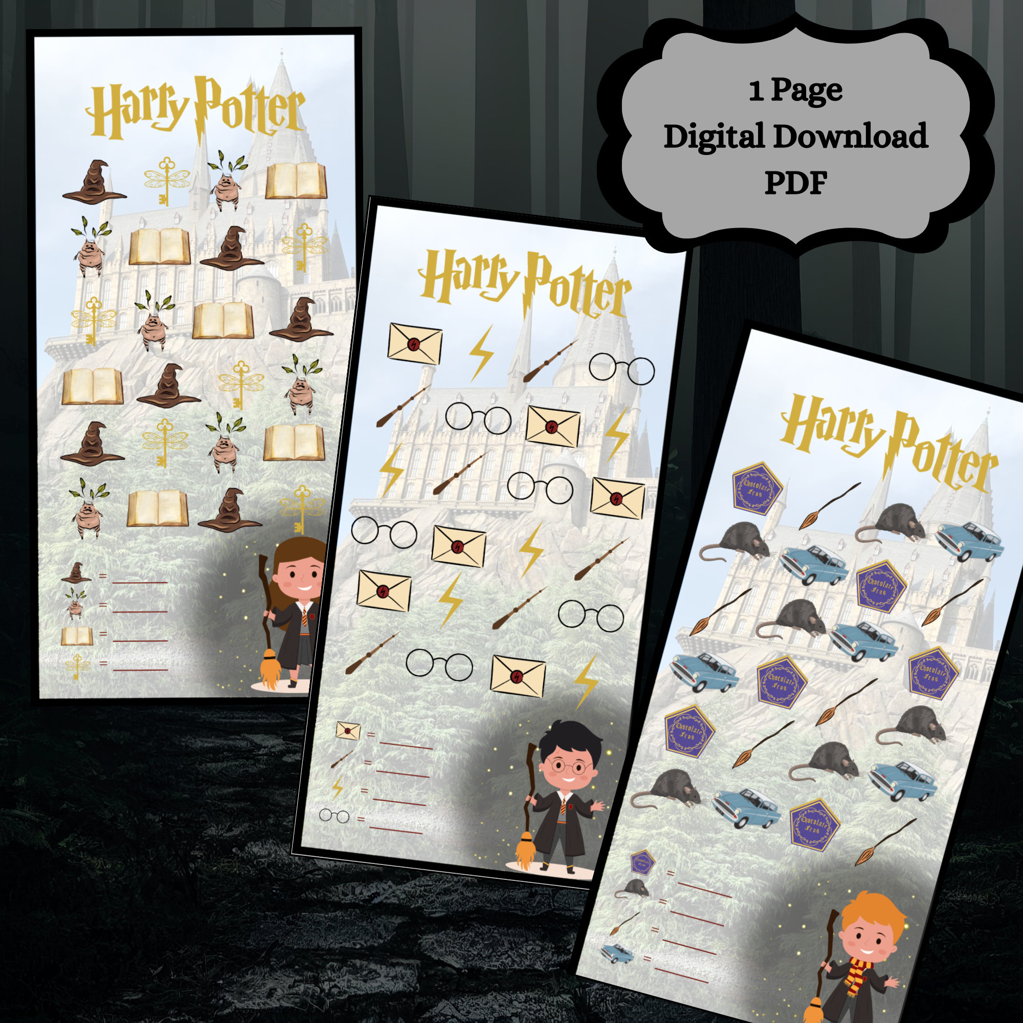 Magical Wizard Savings Challenge, A6 Savings Challenge, Savings ...