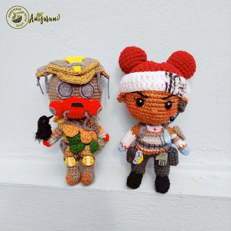 Fanmade Apex Legends Characters Crochet Doll Amigurumi Apex - Etsy