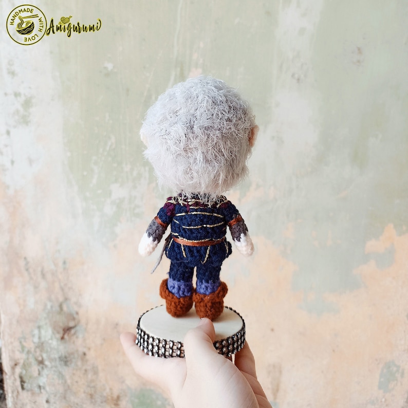 Fanmade Baldur’s Gate 3 Astarion Crochet Amigurumi, Astarion Plush ...