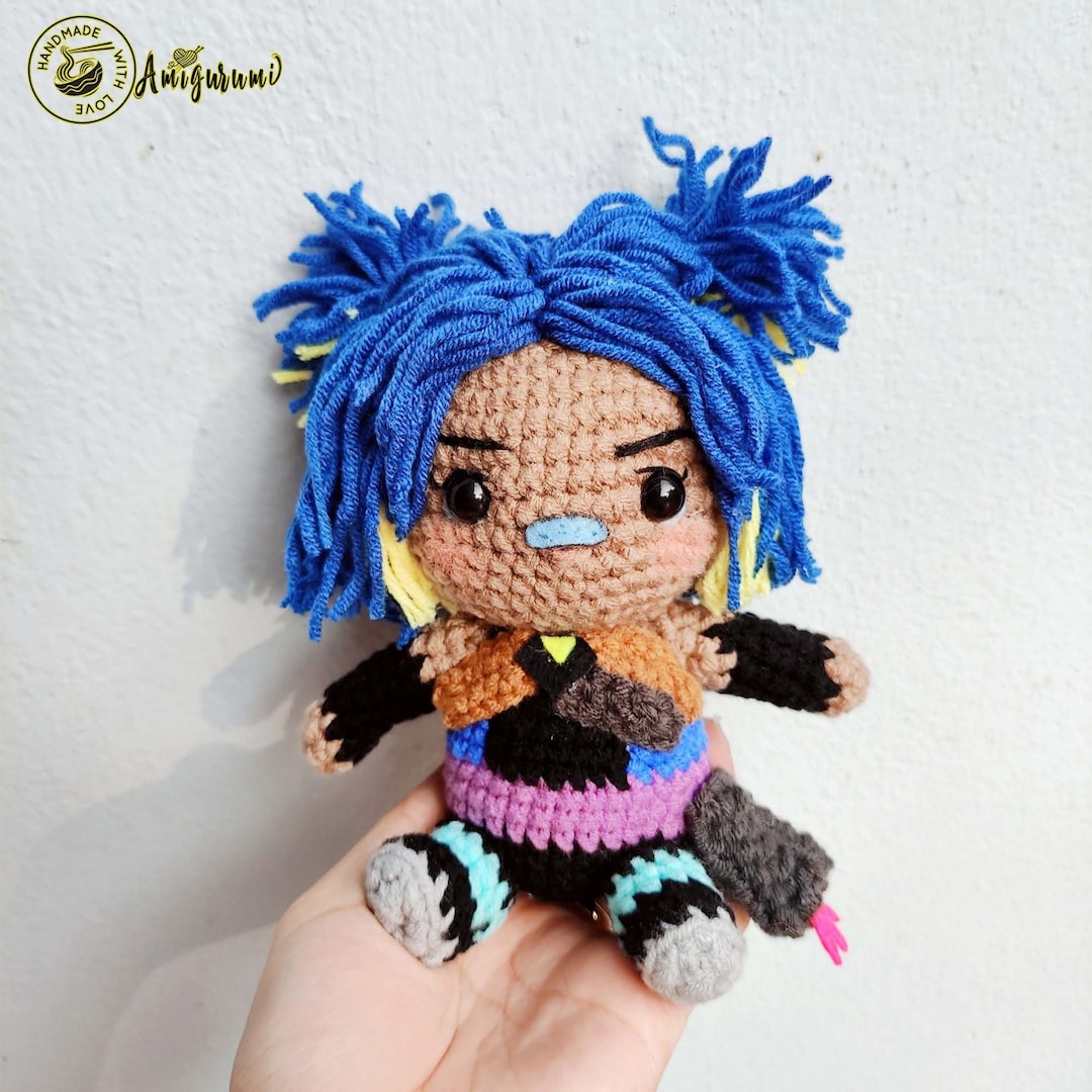 Fanmade Valorant Neon Agents Crochet Doll Amigurumi, Neon Character ...
