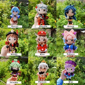 Fanmade Genshin Impact Characters Crochet Doll Amigurumi, Genshin ...