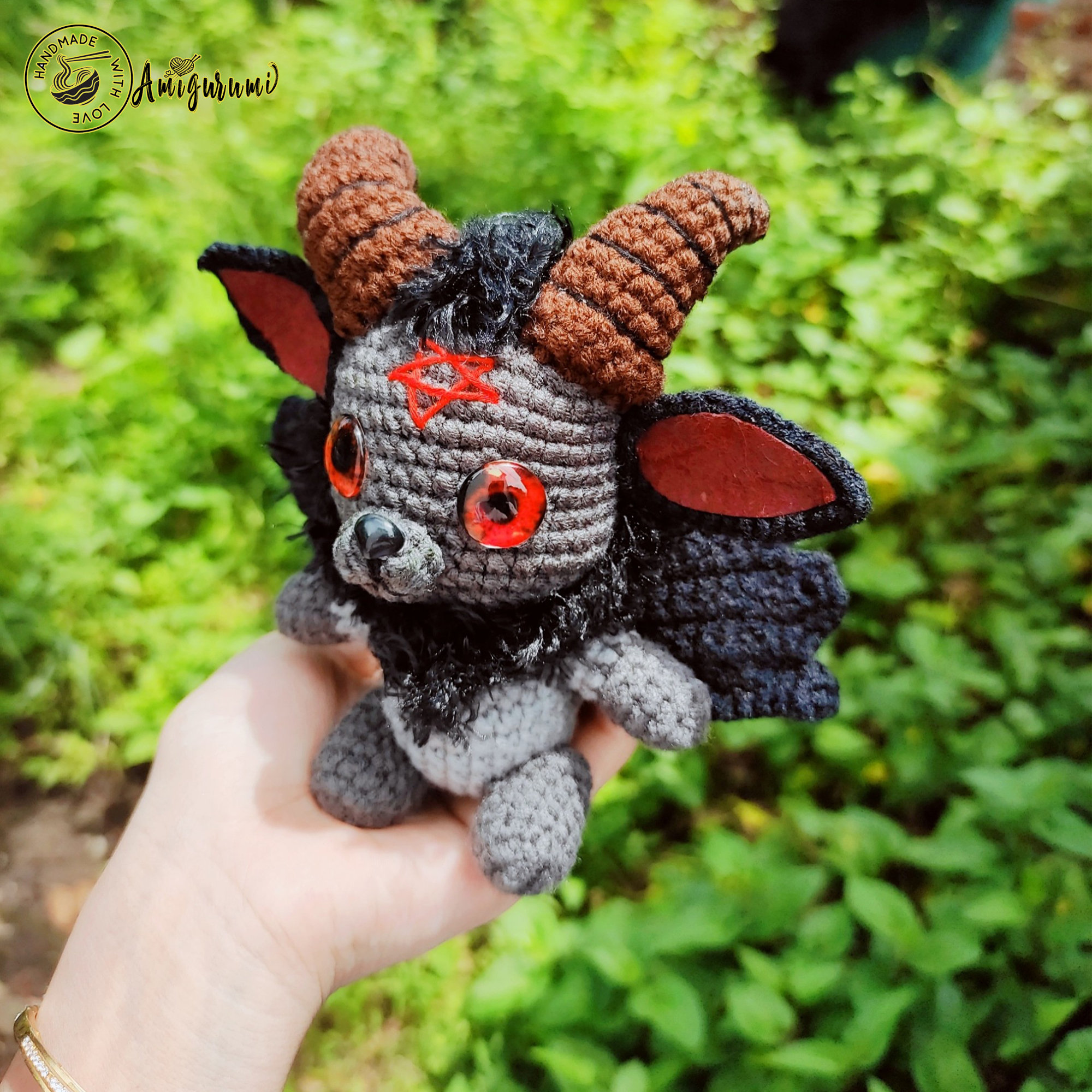 Fanmade Baphomet Plushies Doll Amigurumi Chibi Style Baphomet - Etsy