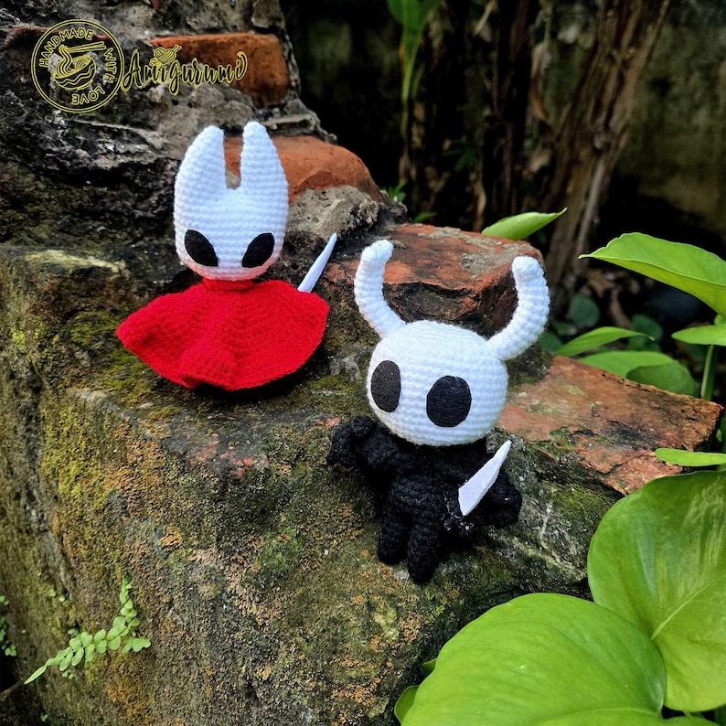 Fanmade Hollow Knight: Silksong Crochet Doll Amigurumi, Hollow Knight ...