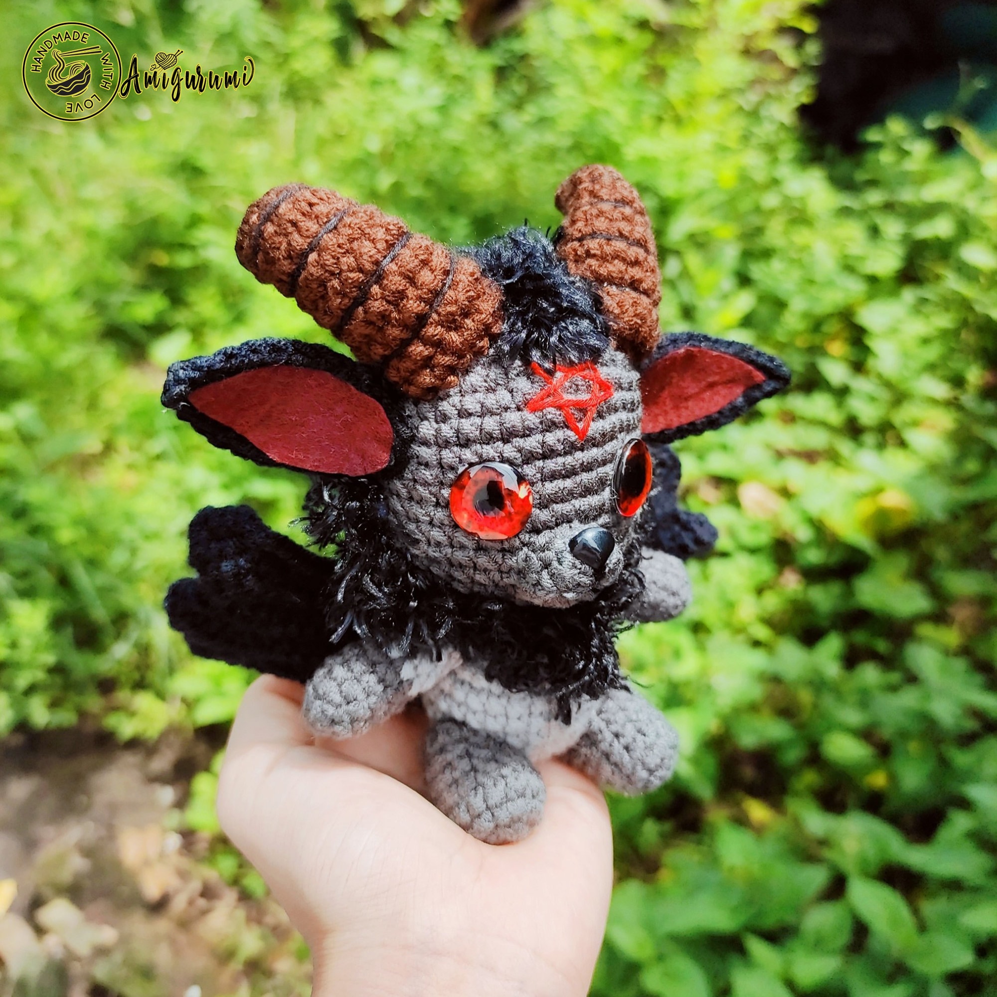 Fanmade Baphomet Plushies Doll Amigurumi Chibi Style Baphomet - Etsy