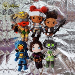 Fanmade Apex Legends Characters Crochet Doll Amigurumi, Apex Legends ...