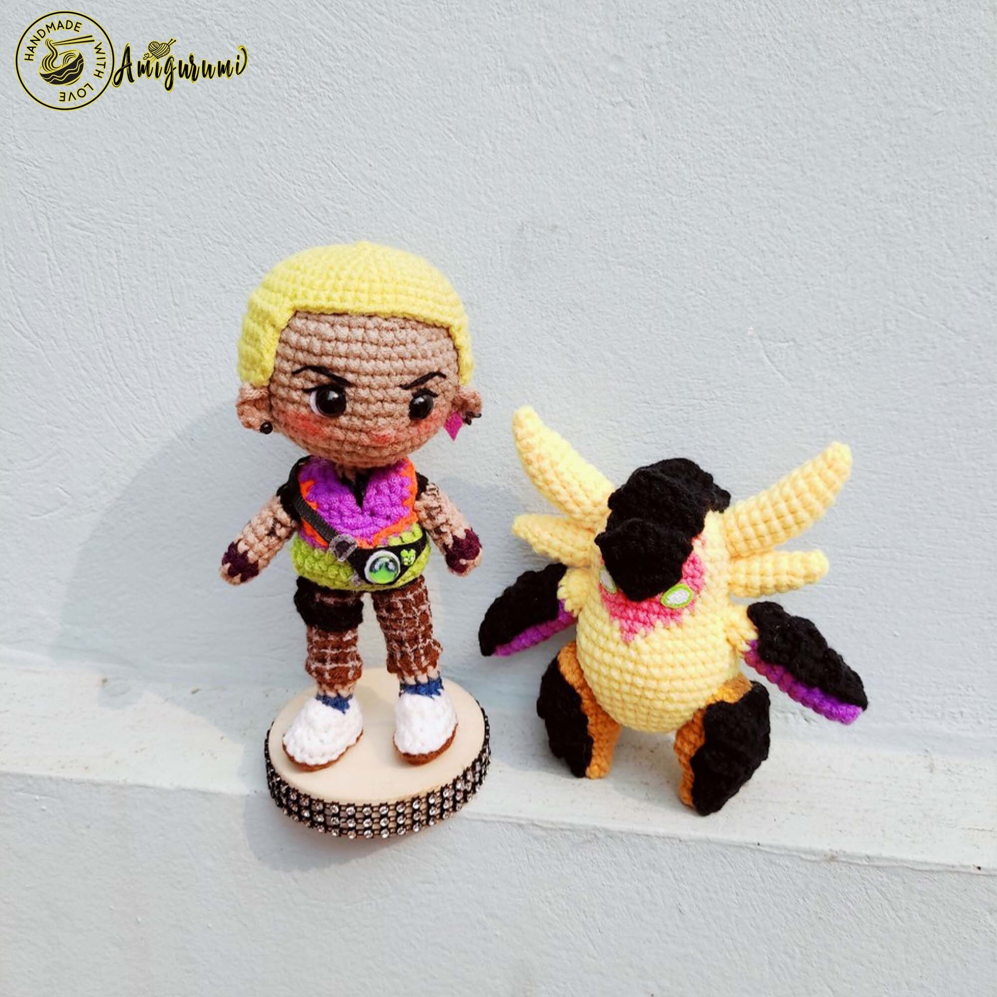 Fanmade Wingman Gekko Abilities Crochet Doll Amigurumi, Gekko Character ...
