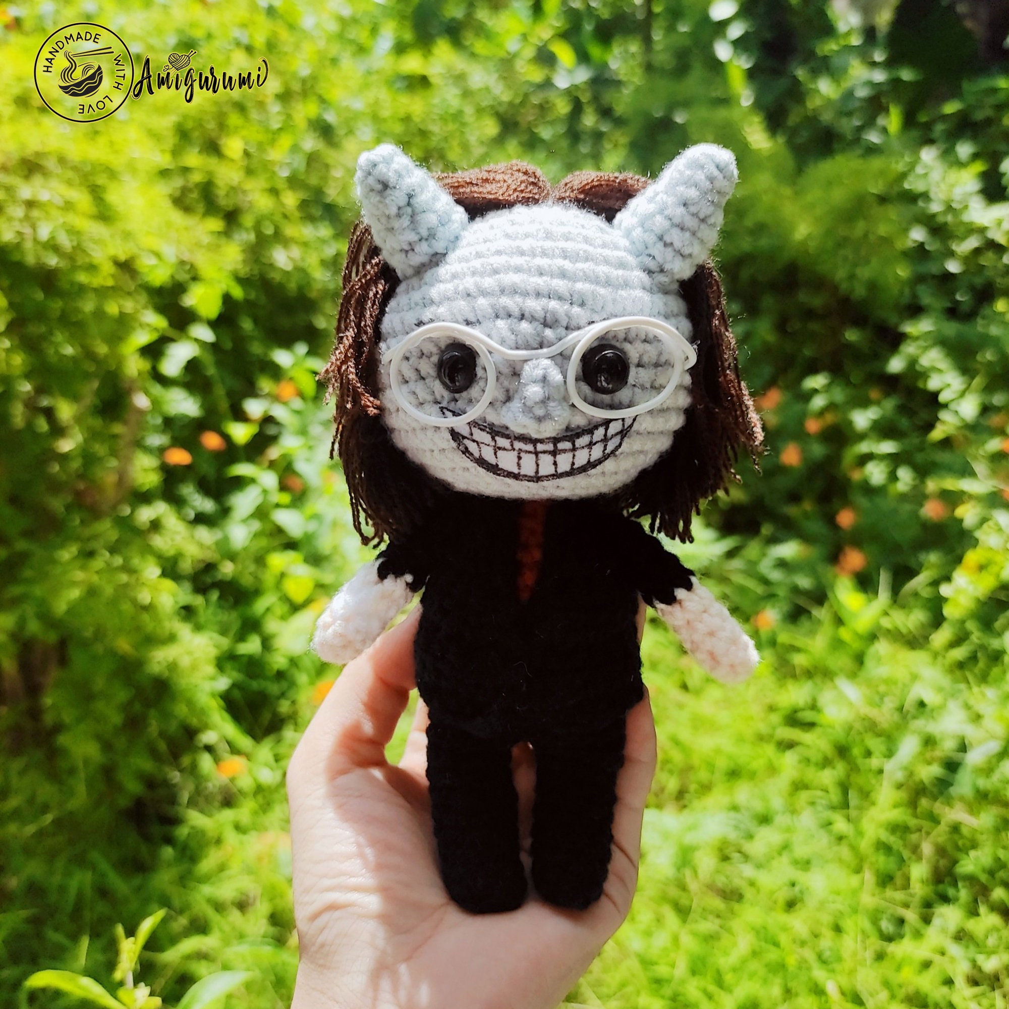Fanmade the Grabber the Black Phone Crochet Doll Amigurumi, the Grabber ...