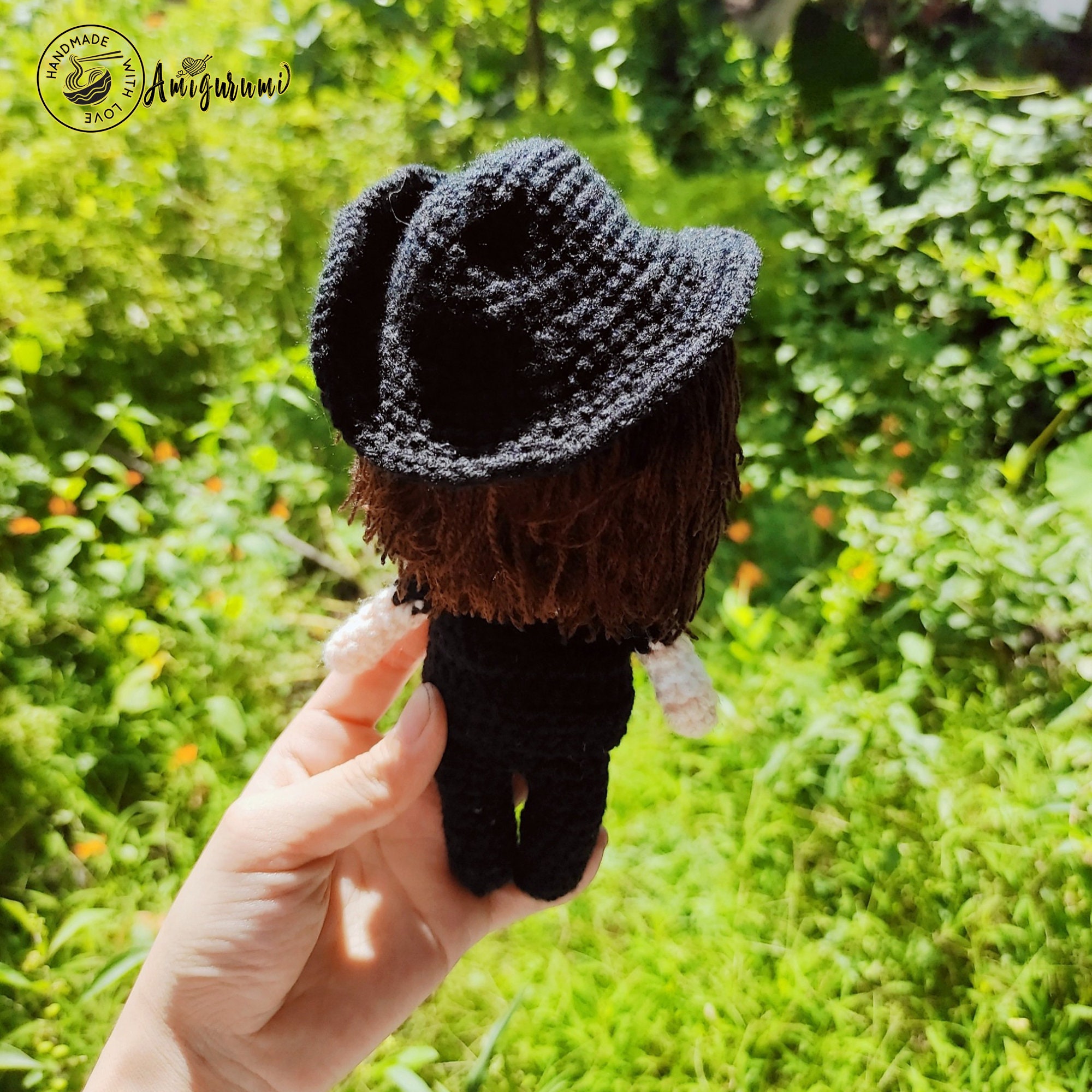Fanmade the Grabber the Black Phone Crochet Doll Amigurumi, the Grabber ...