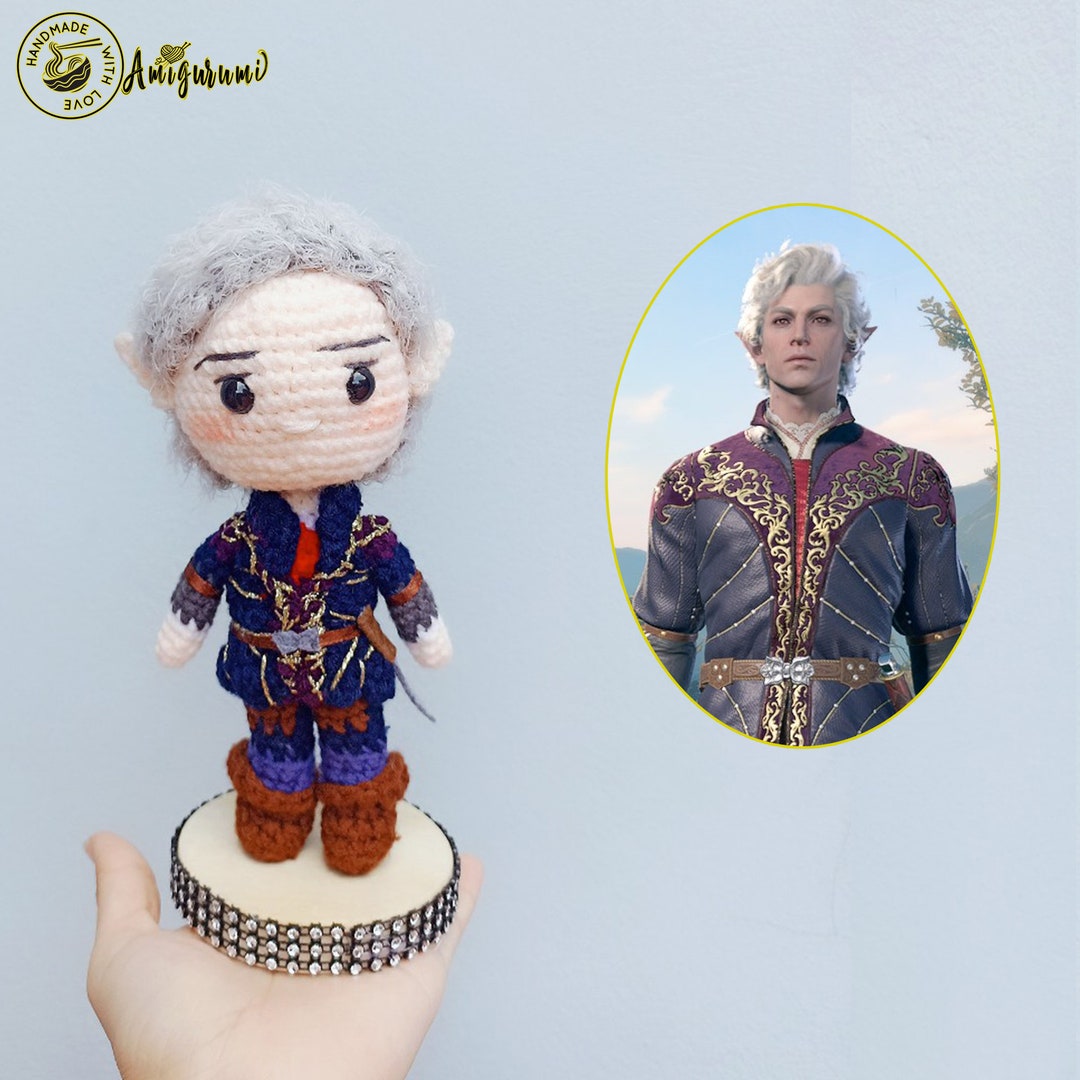 Fanmade Baldurs Gate 3 Astarion Crochet Amigurumi Astarion - Etsy Canada