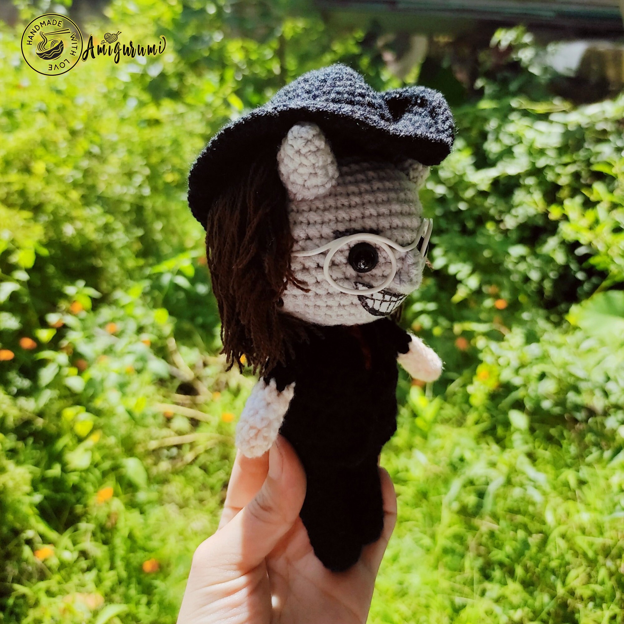 Fanmade the Grabber the Black Phone Crochet Doll Amigurumi, the Grabber ...