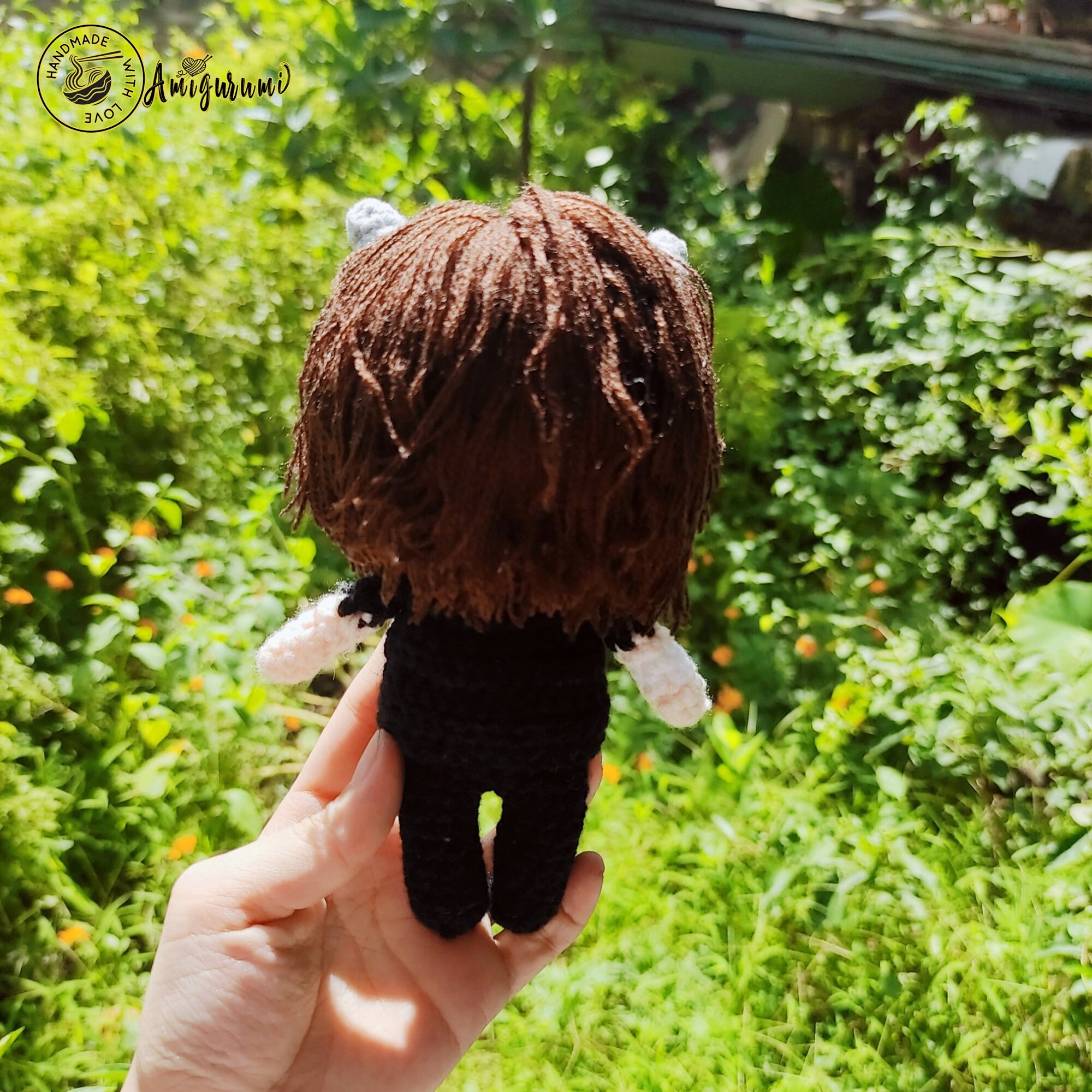 Fanmade the Grabber the Black Phone Crochet Doll Amigurumi, the Grabber ...