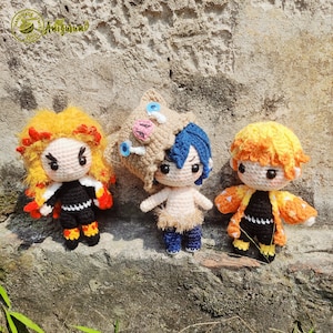 Fanmade Custom Anime Manga Crochet Doll Amigurumi, Anime Plush, Anime ...