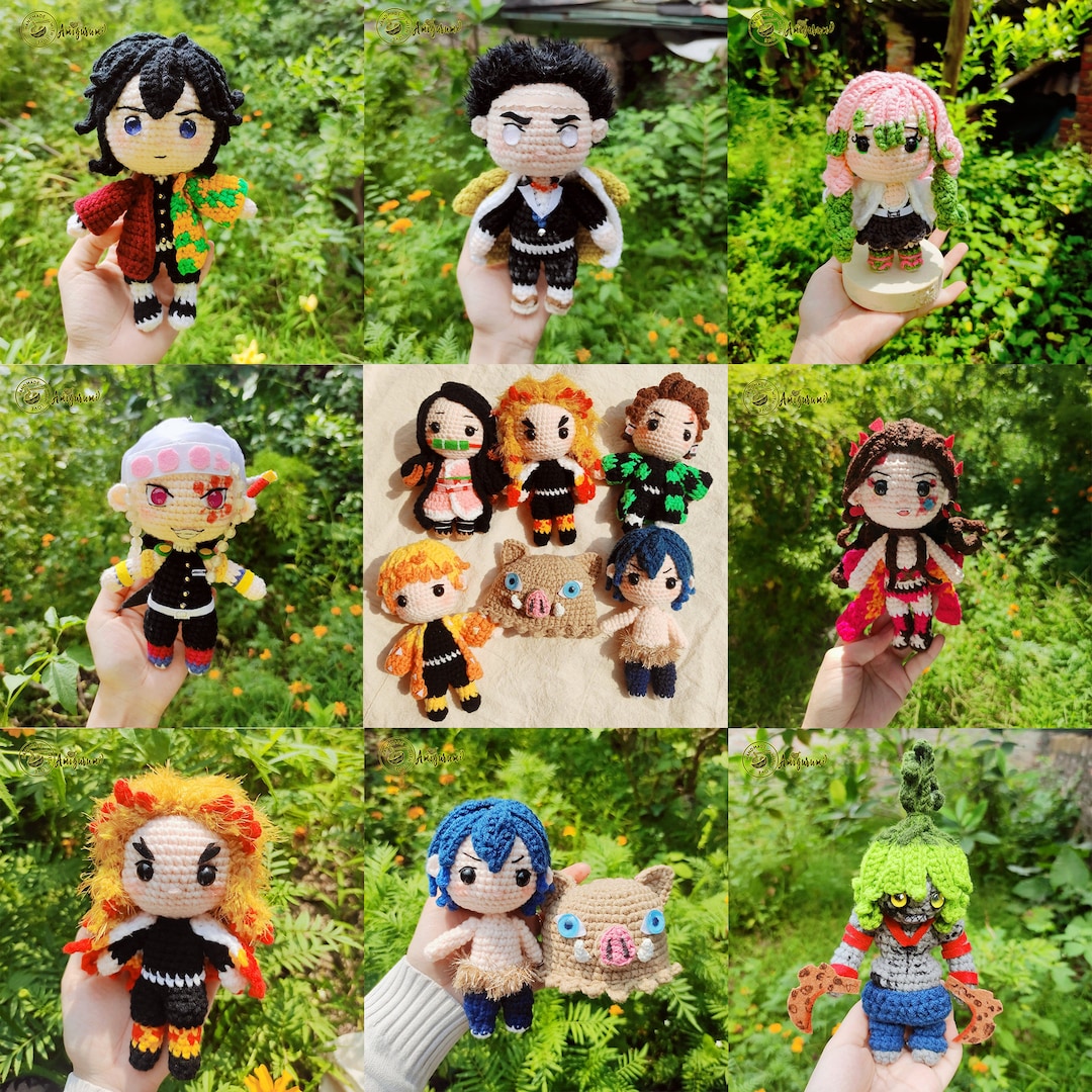 Fanmade Custom Anime Manga Crochet Doll Amigurumi, Anime Plush, Anime ...
