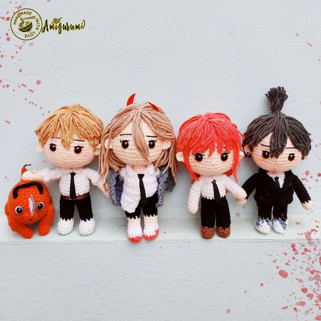 Fanmade Custom Anime Manga Crochet Doll Amigurumi, Anime Plush, Anime ...
