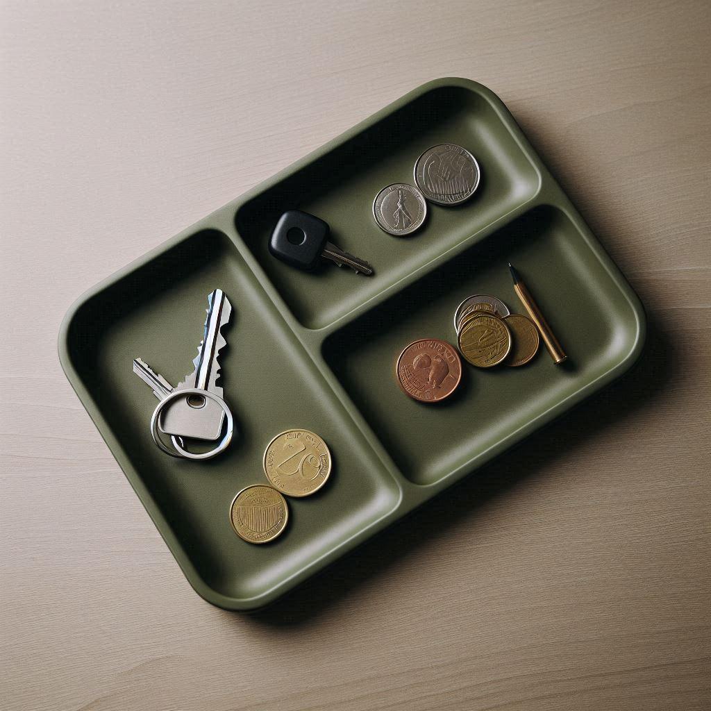 Modern Divided Catch-all Tray II - Etsy