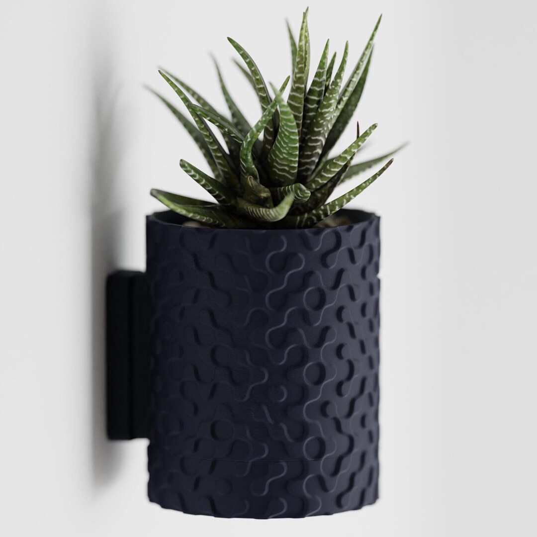 Plant Pot Geo - Wall - Etsy