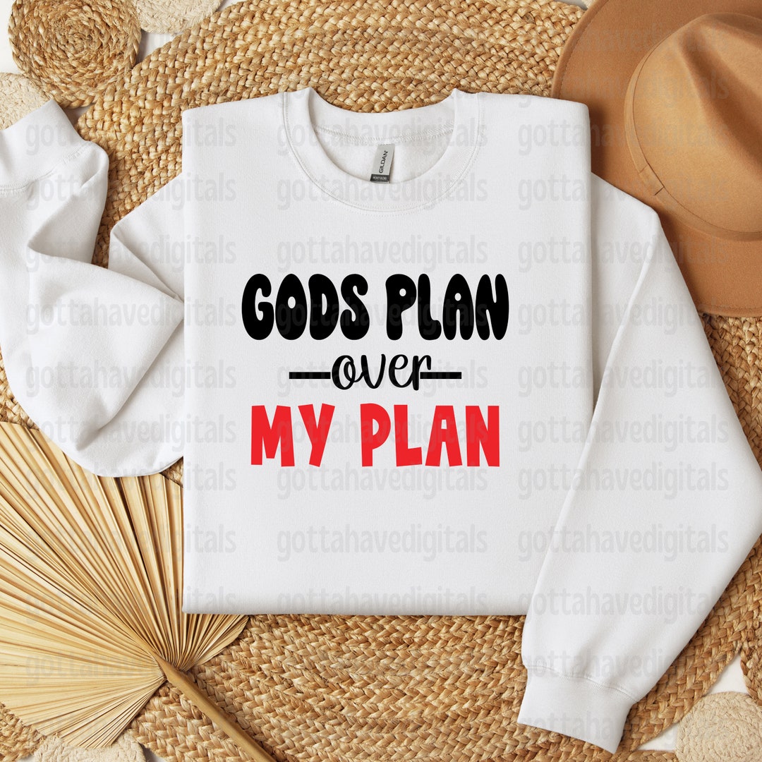 Christian Svg. God's Plan Over My Plan. Svg File. Cut File for Cricut ...