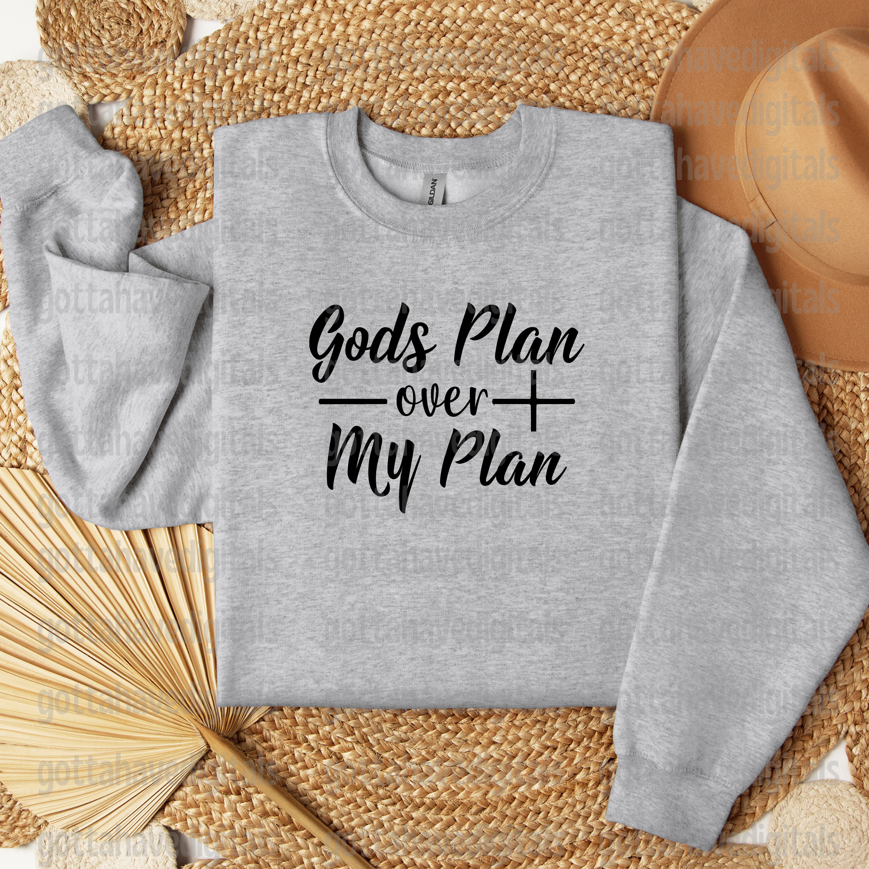 God's Plan Over My Plan Svg File. Cut File for Cricut. Cut File for ...