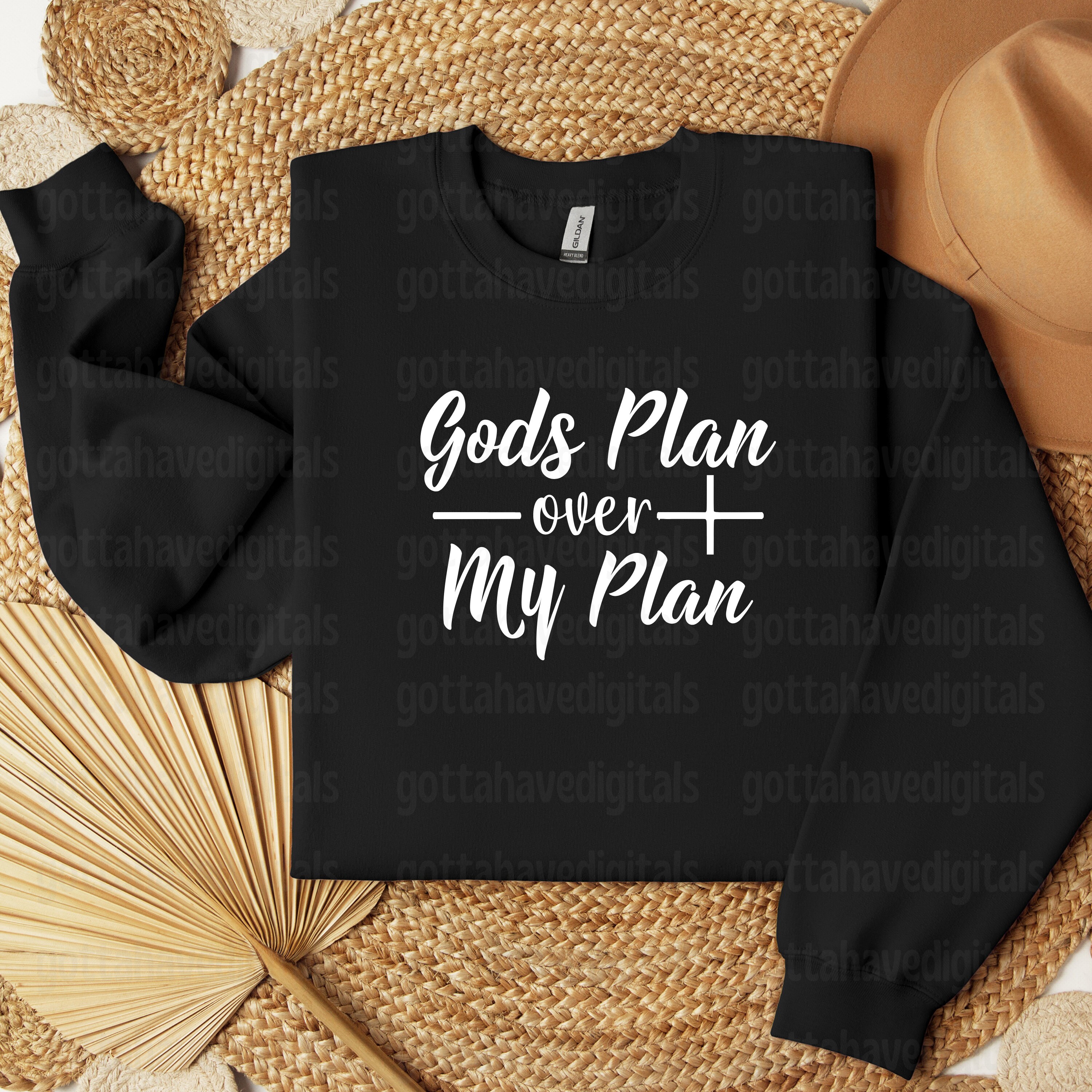 God's Plan Over My Plan Svg File. Cut File for Cricut. Cut File for ...