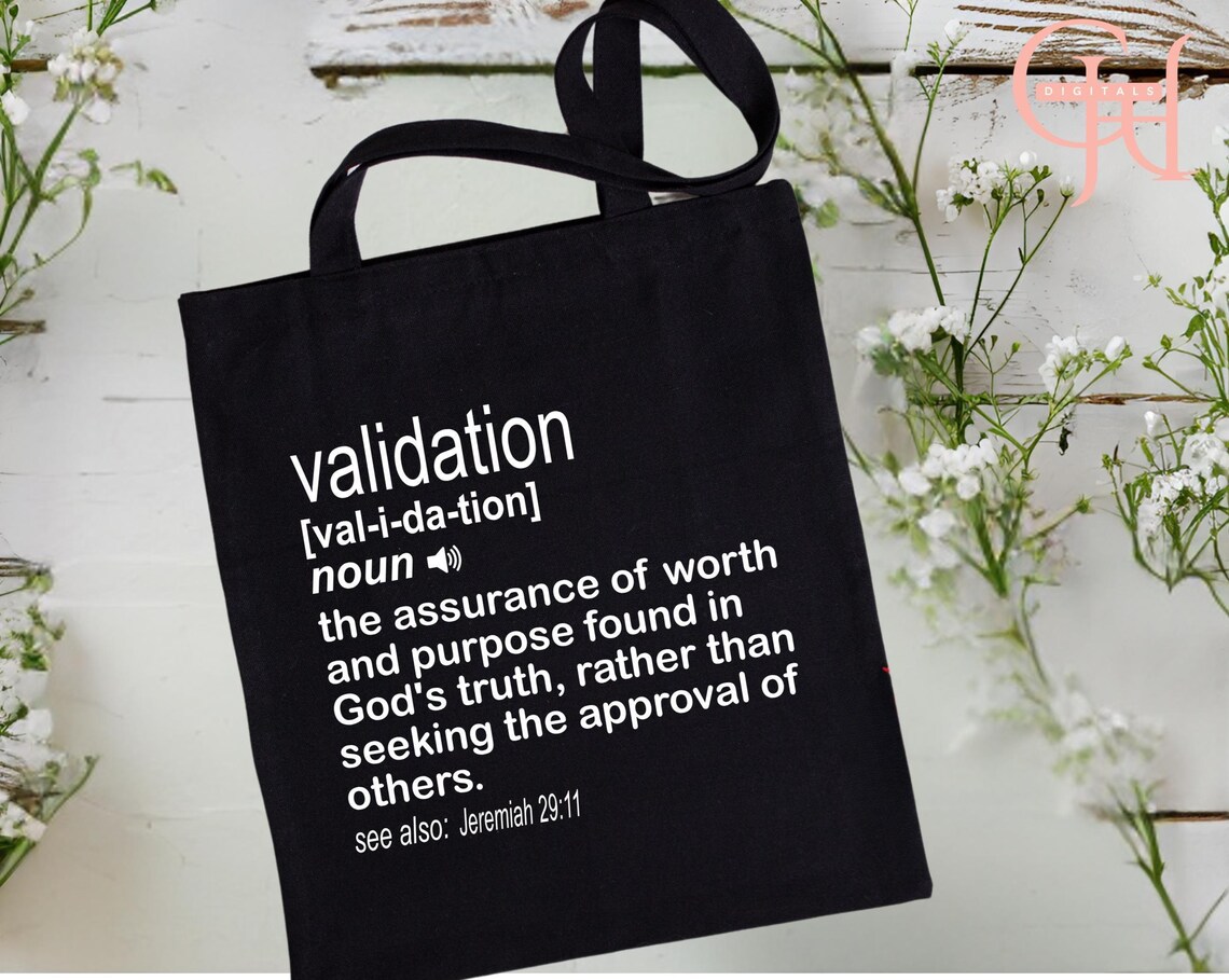 Validation Definition SVG PNG: Faith Based Design (digital Download)png ...