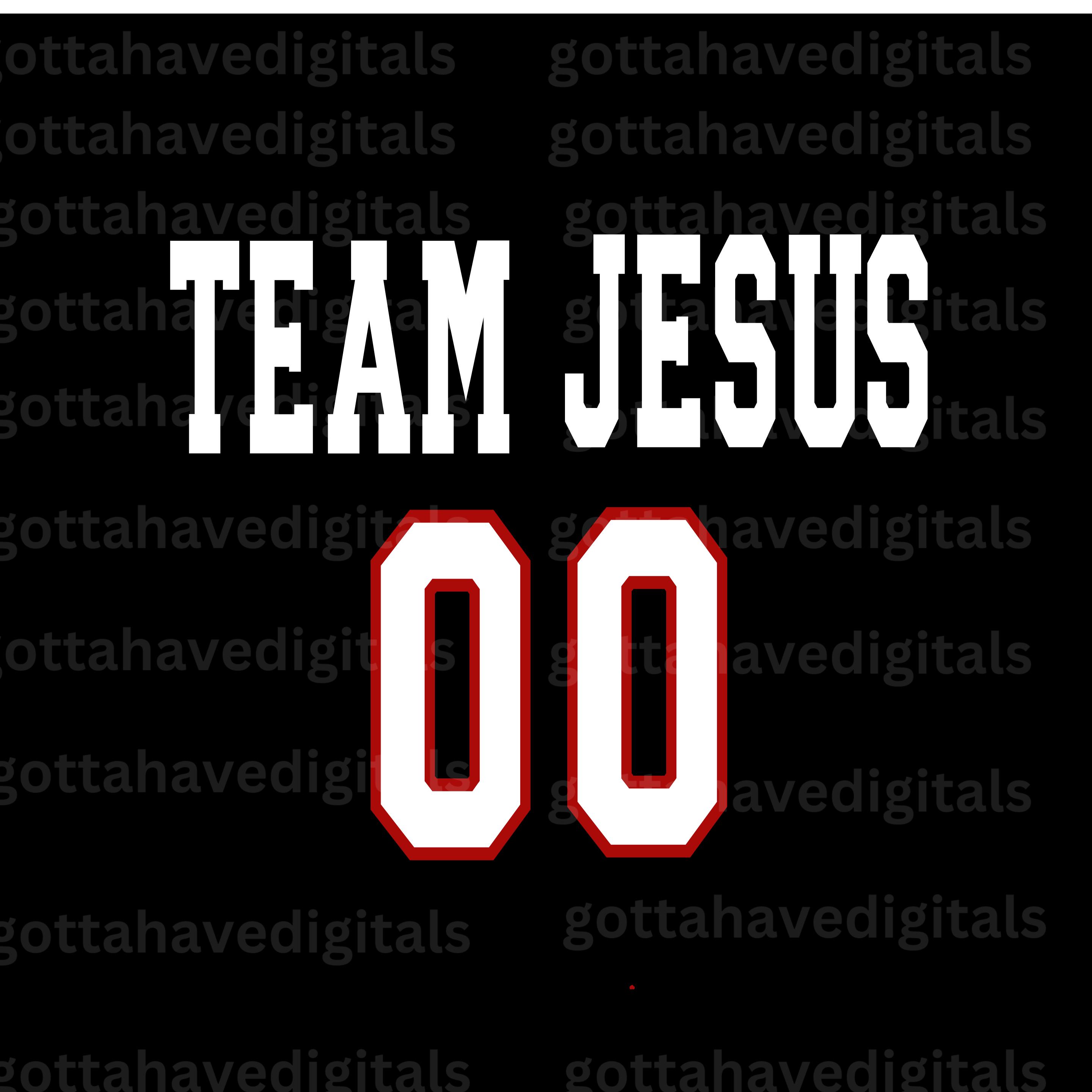 Team Jesus Svg, Digital Download, Cricut and Silhouette, Png Svg and ...