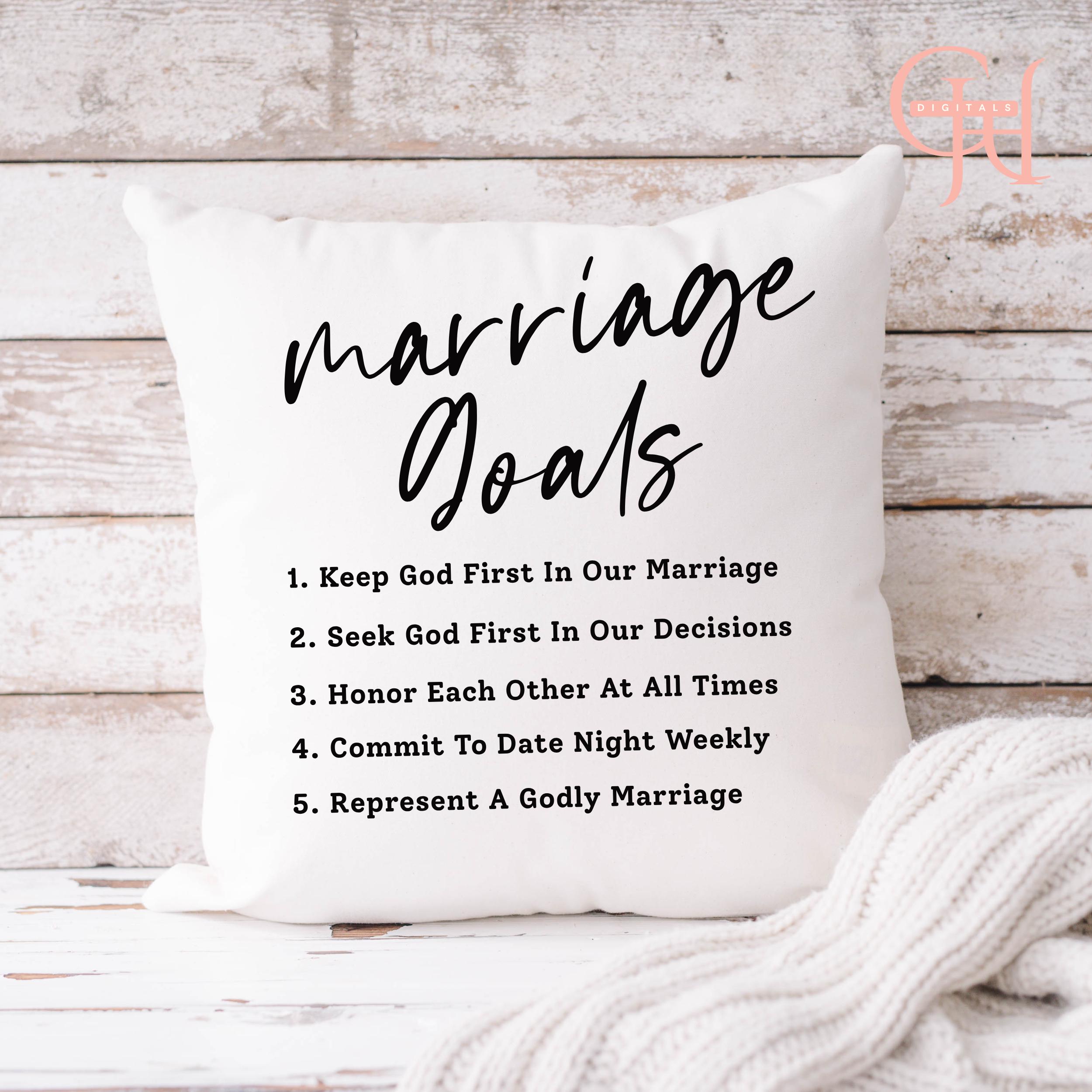 Marriage Goals SVG: Christian Couple Design (digital Download)png ...