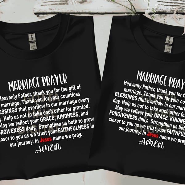 Marriage Prayer - Etsy