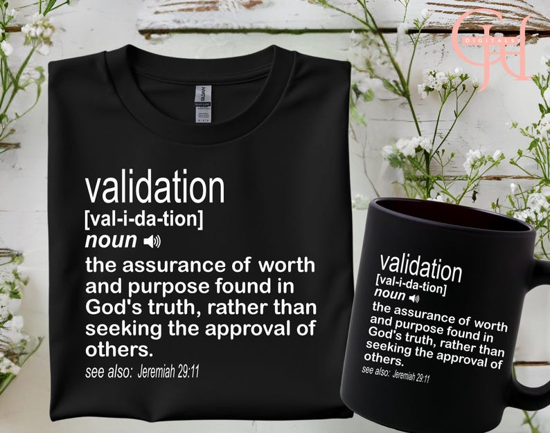 Validation Definition SVG PNG: Faith Based Design (digital Download)png ...