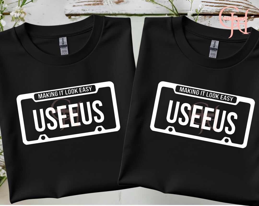 U See Us Making It Look Easy License Plate, Instant Download, Matching ...